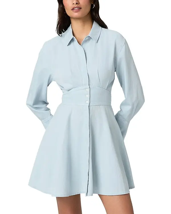 Paige Sandrine Structured Waist Dress