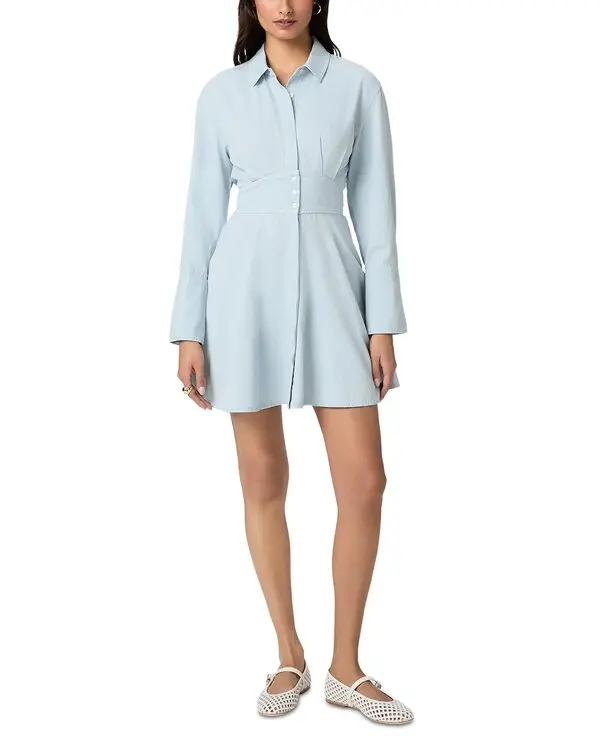 Paige Sandrine Structured Waist Dress