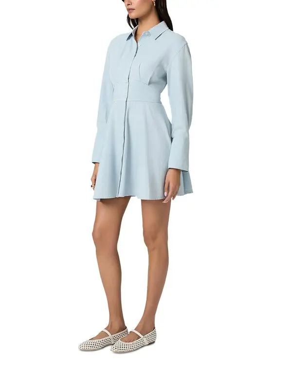 Paige Sandrine Structured Waist Dress