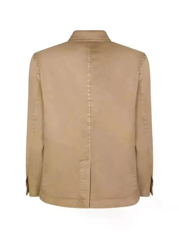 DELL'OGLIO Button-up Patch-pocket Shirt - Neutrals