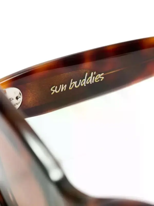 SUN BUDDIES Courtney Oval-frame Sunglasses