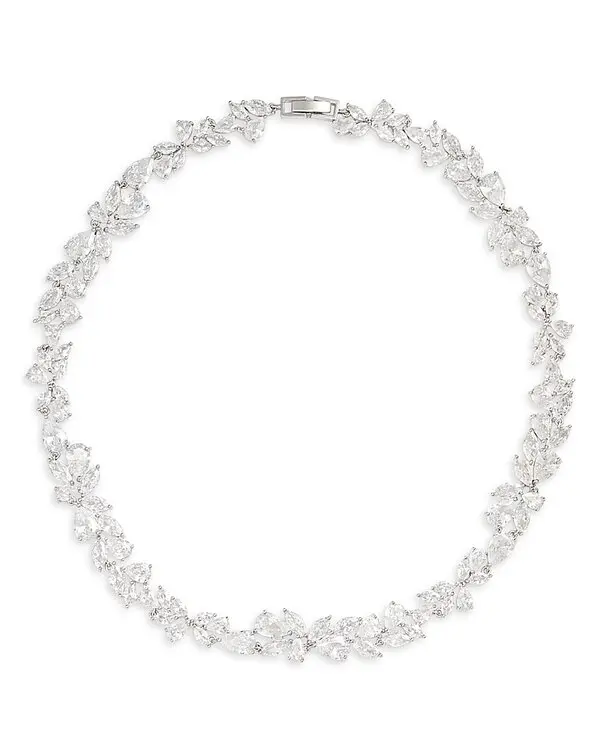 Shashi Fallen Leaf Necklace - Silver