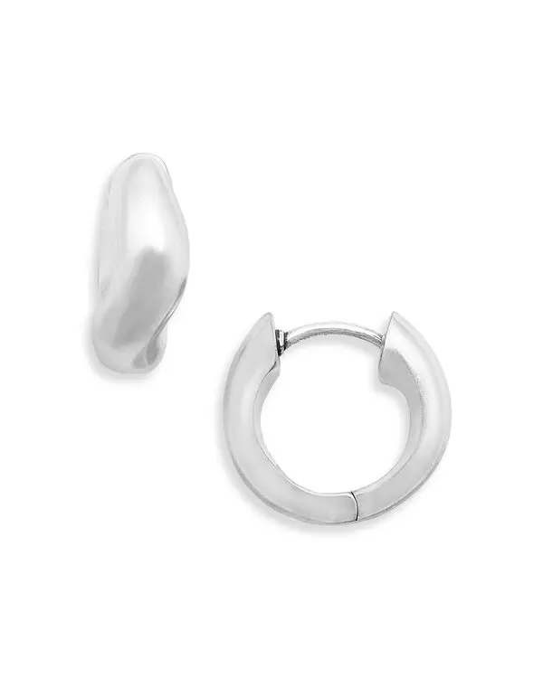 Shashi Hoop Earrings - Silver