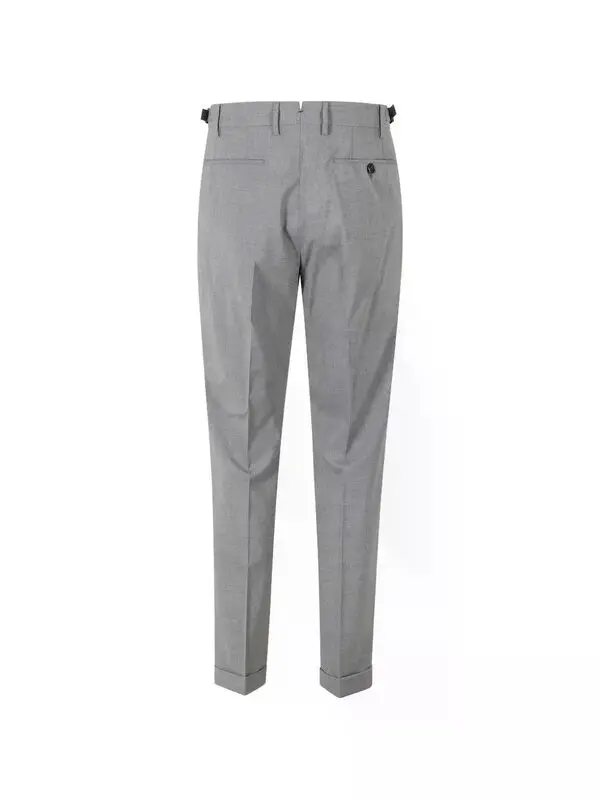 BERWICH Pleated Turn-up Trousers
