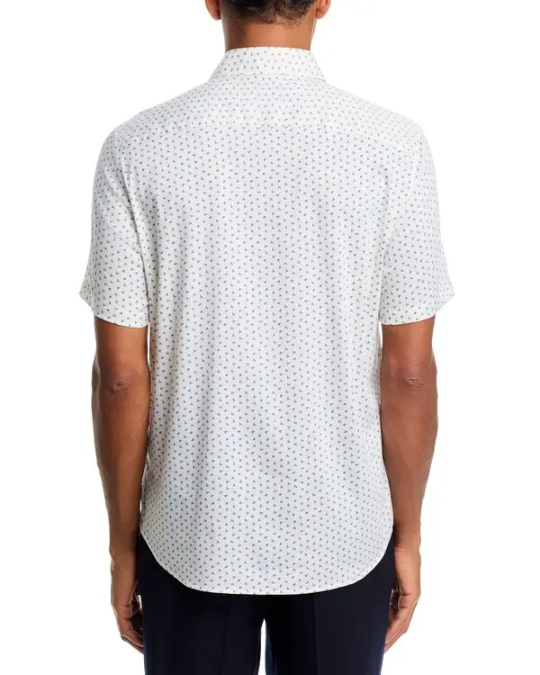 Michael Kors Perf Floral Short Sleeve Shirt