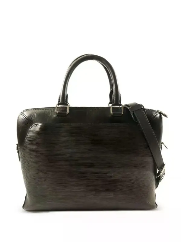 LOUIS VUITTON Oliver Briefcase Two-way Calfskin Tote Bag - Black