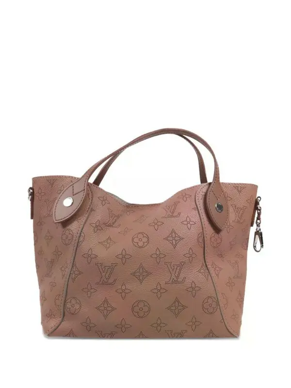 LOUIS VUITTON Monogram Mahina Hina Pm Tote Bag