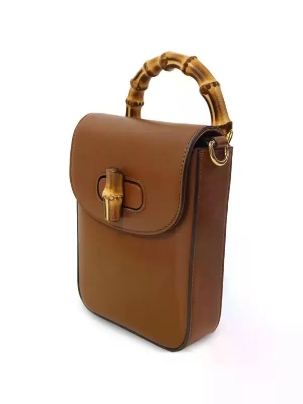 Gucci Gg Bamboo Calfskin Tote Bag