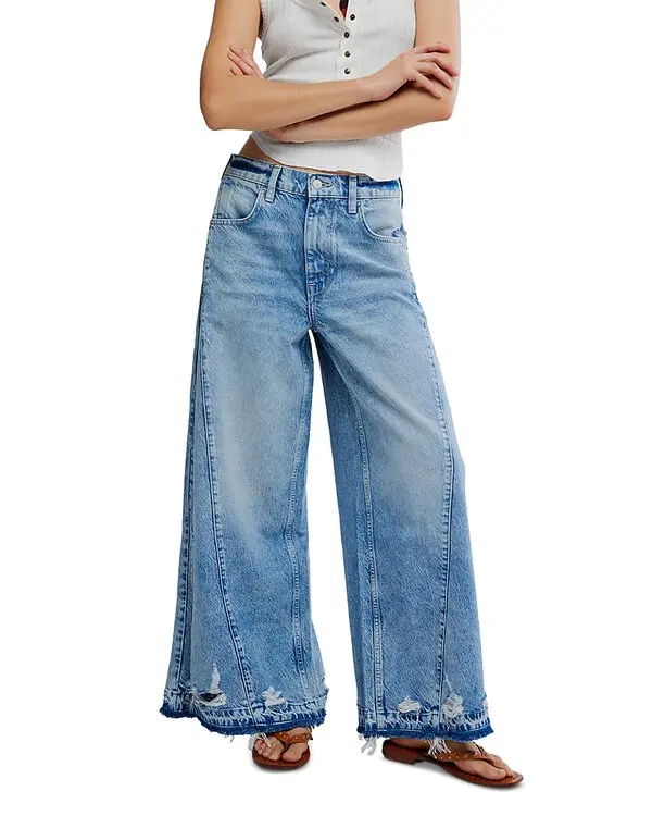 Free People Apollo High Rise Wide Leg Jeans