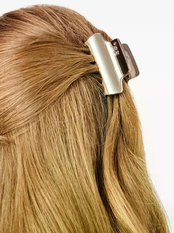 SISTER’S AROMA Sister's Aroma Maxi Logo-engraved Hair Clip - Silver
