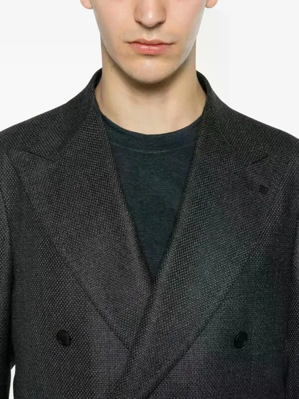 Tagliatore Double-breasted Peak-lapel Blazer