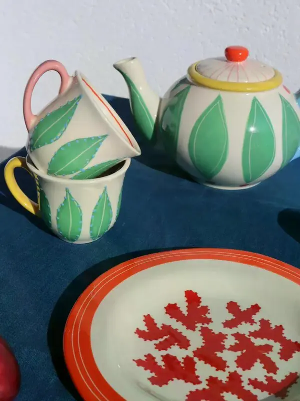 LAETITIA ROUGET Leaf-print Mugs