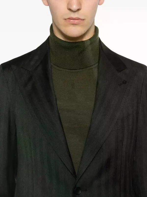 Tagliatore Herringbone Single-breasted Suit
