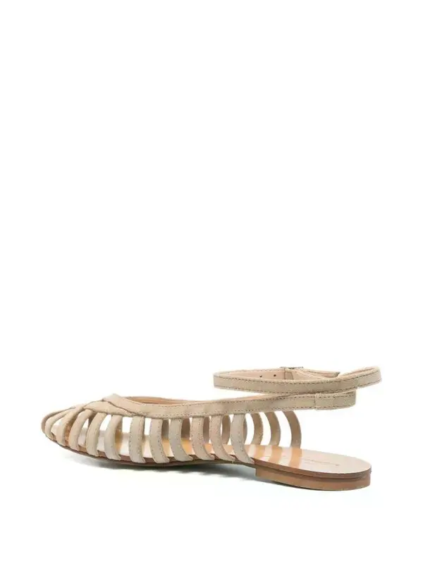 ANNA F. Cage-strap Buckled Sandals