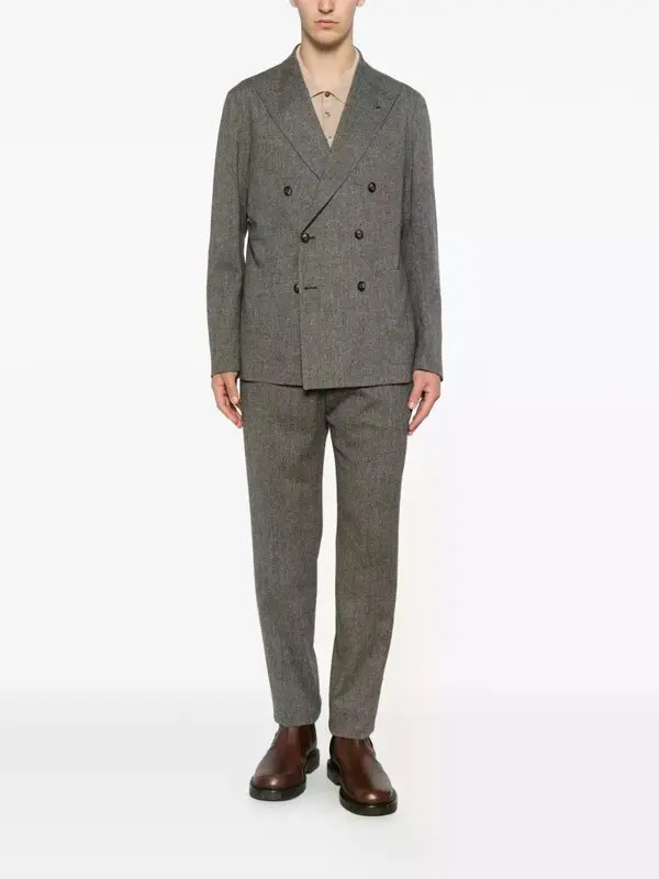Tagliatore Double-breasted Peaked-lapel Suit