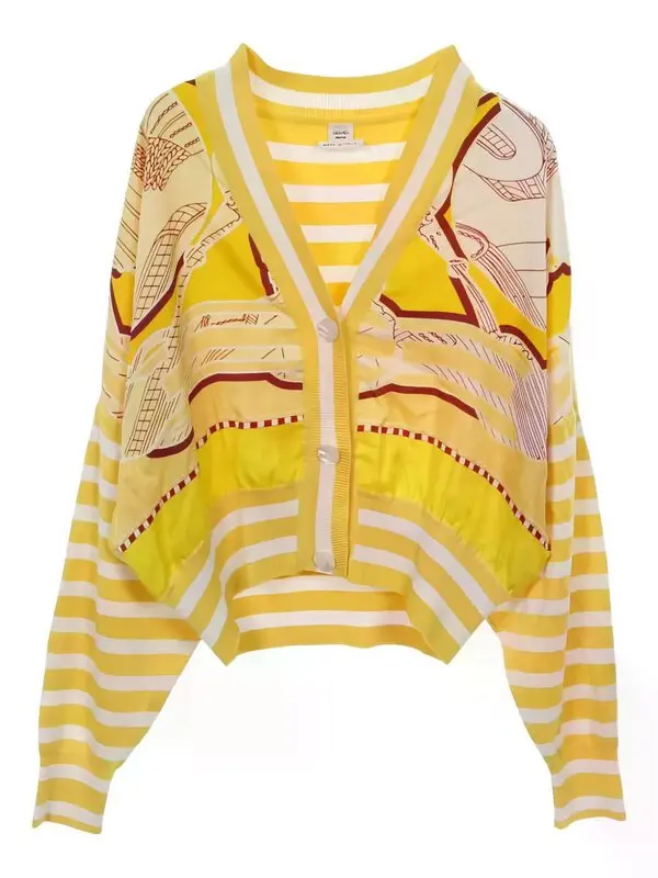 Hermès Silk Cardigan