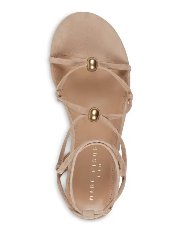 MARC FISHER LTD. Strappy Flat Sandals With Tie Fastening