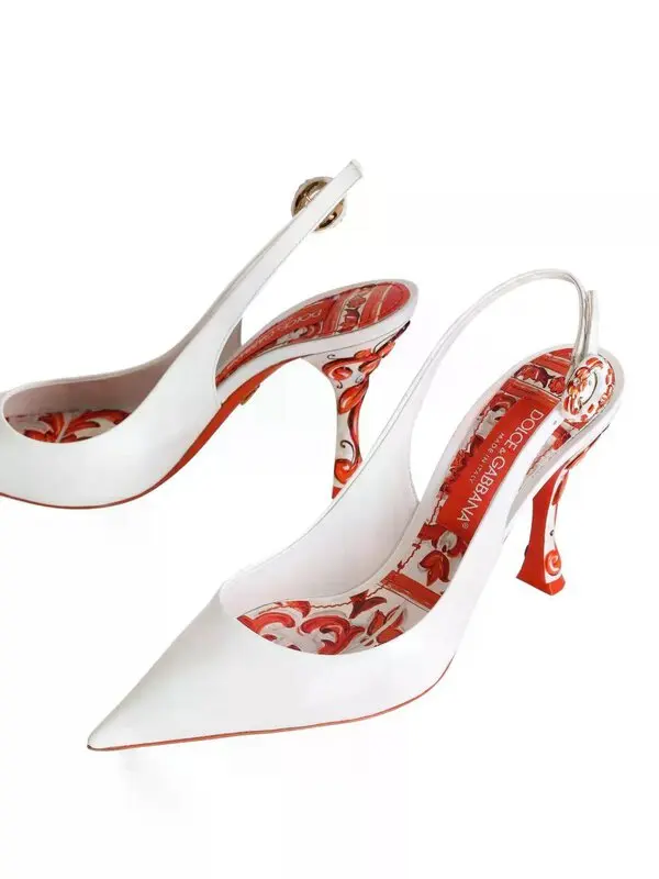 Dolce & Gabbana Patent Leather Slingback Pumps