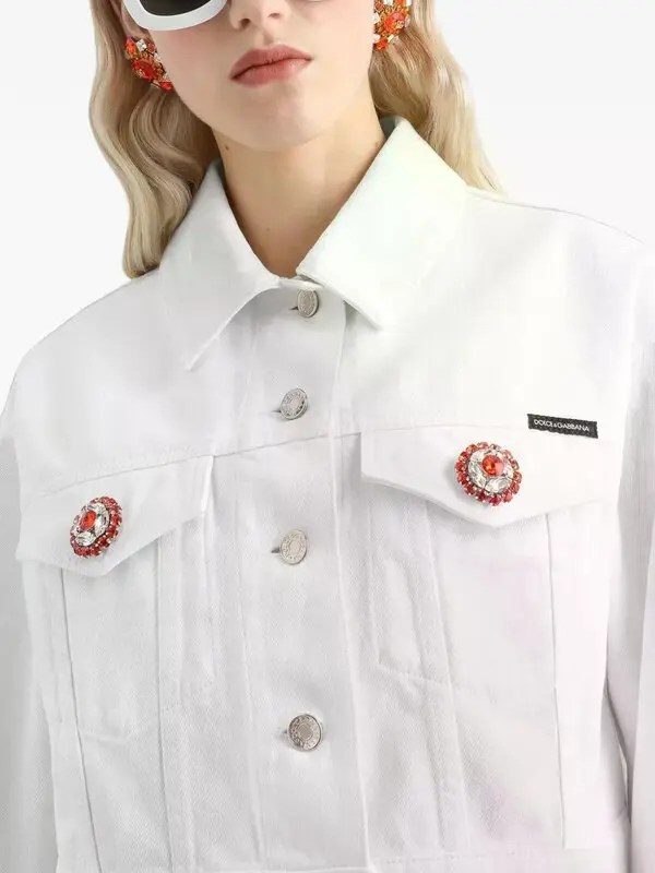 Dolce & Gabbana Studded Denim Jacket