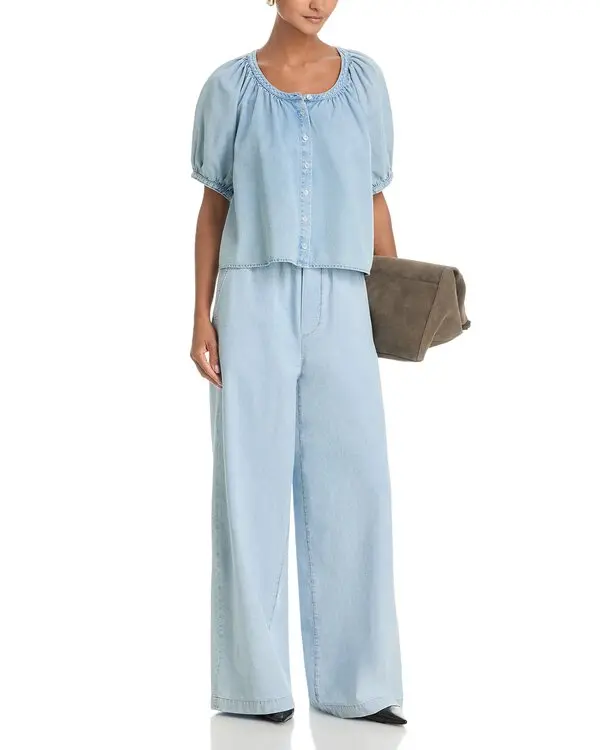 FRAME The Offshore Wide Leg Pants