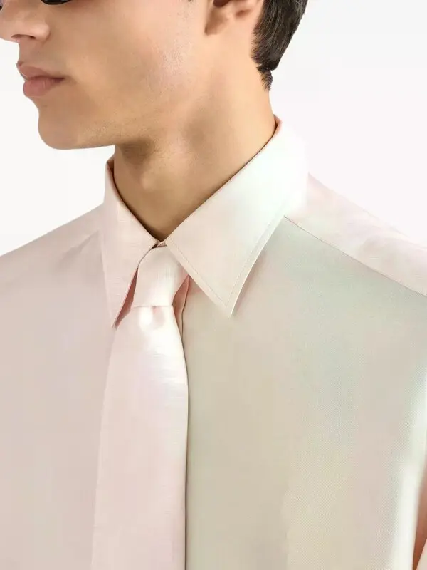 Dolce & Gabbana Martini Silk Twill Shirt - Pink