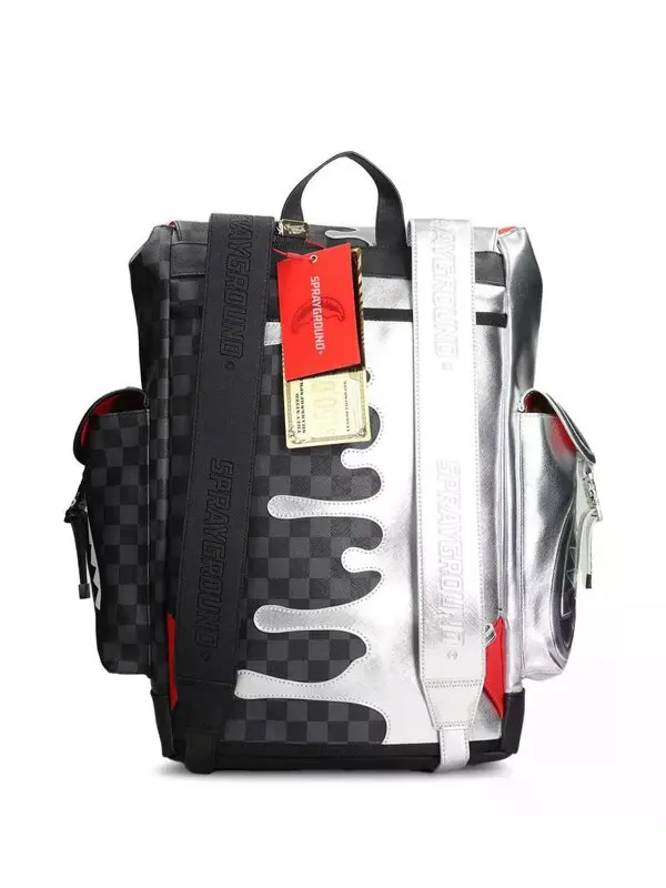 SPRAYGROUND Check Pattern Shark Backpack
