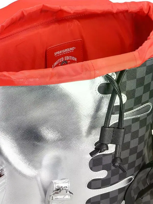 SPRAYGROUND Check Pattern Shark Backpack