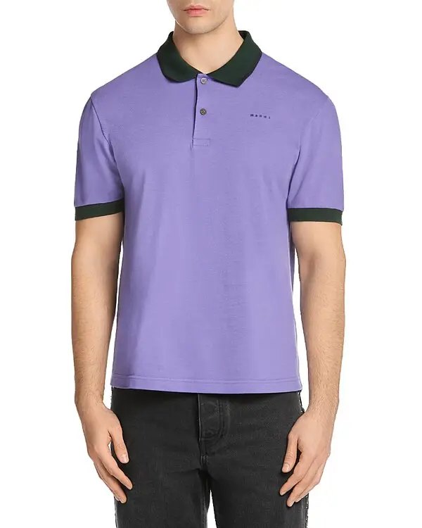 Marni Slim Fit Short Sleeve Polo Shirt