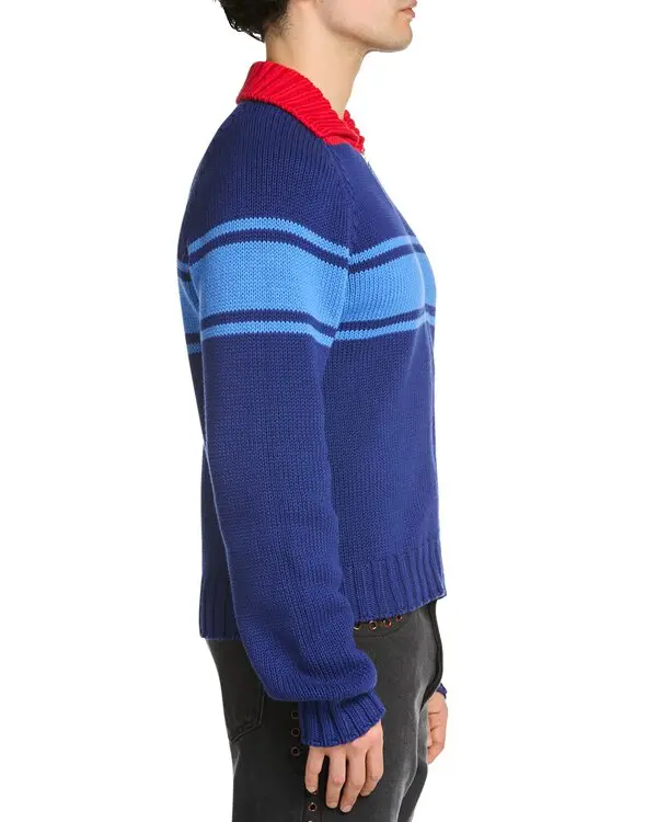 Marni Zip Front Cardigan Sweater