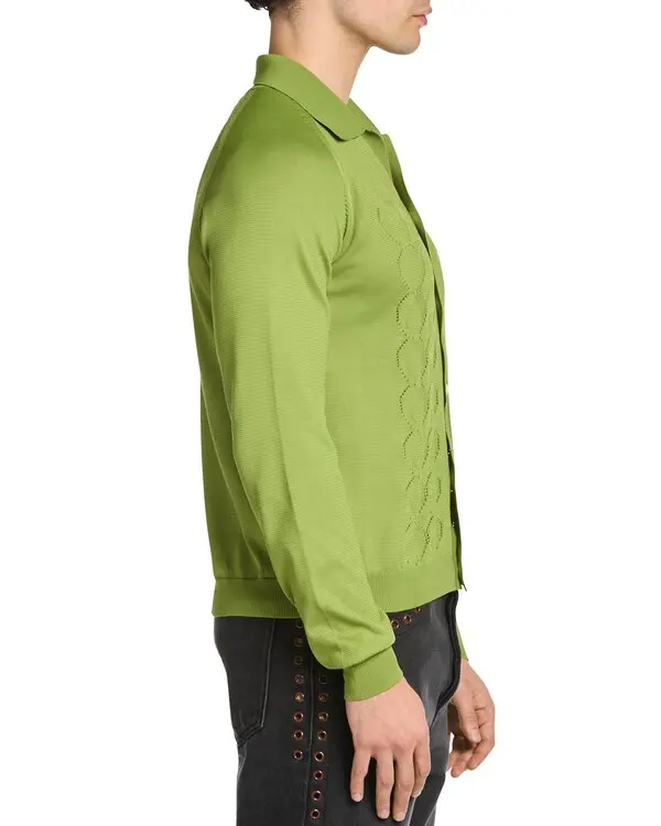 Marni Knitted Polo Cardigan