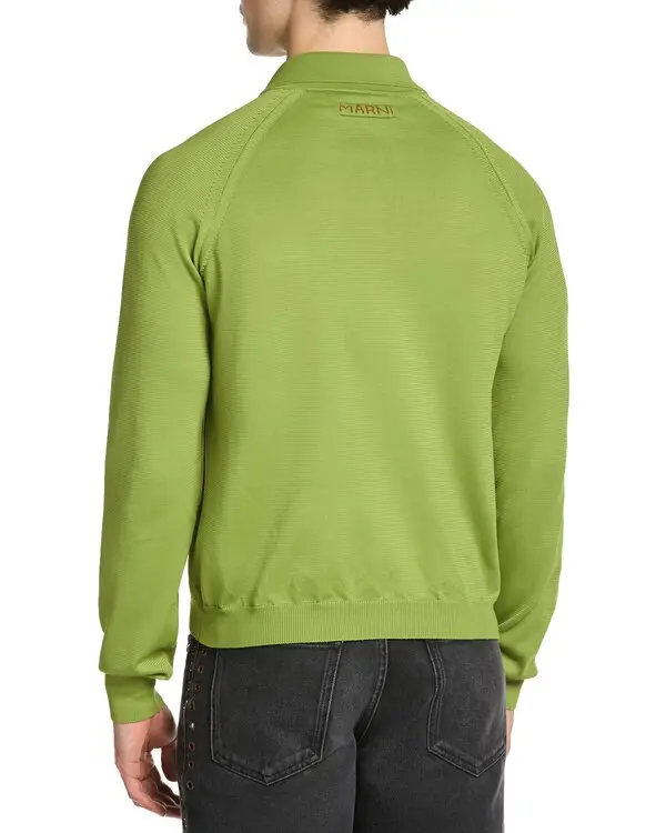 Marni Knitted Polo Cardigan