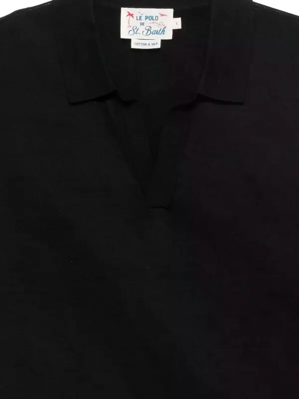 MC2 SAINT BARTH Half-button Polo-collar T-shirt