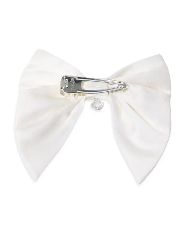 Maje Satin Silk Bow Barrette