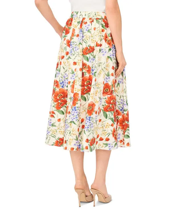 Ted Baker London Mari Gathered Floral Midi Skirt