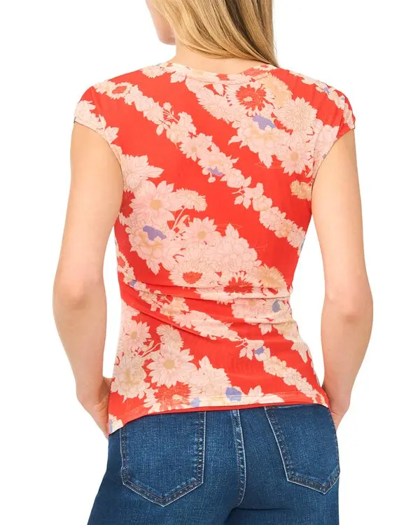 Ted Baker London Jodie Floral Drop Shoulder Fitted Tee
