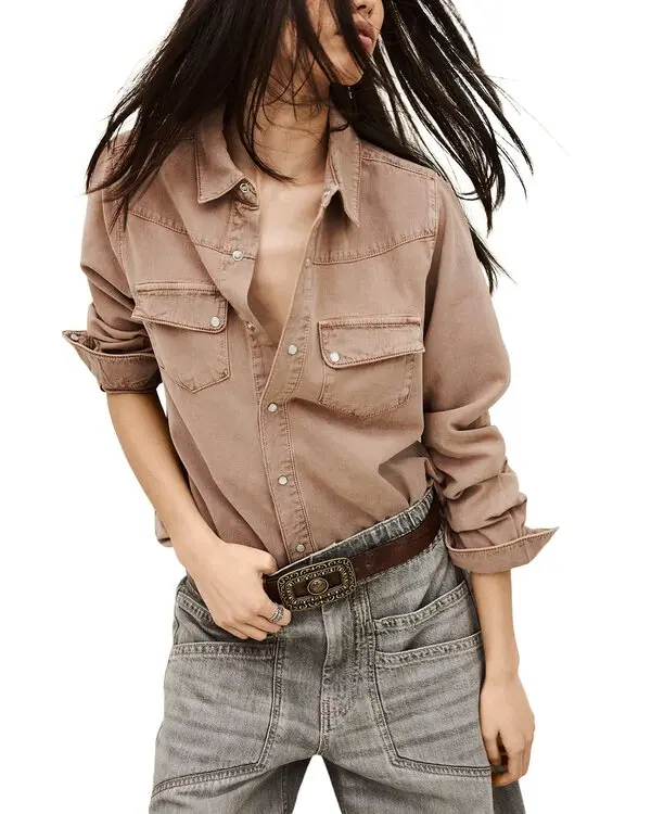 Ba&sh Jada Button Front Shirt