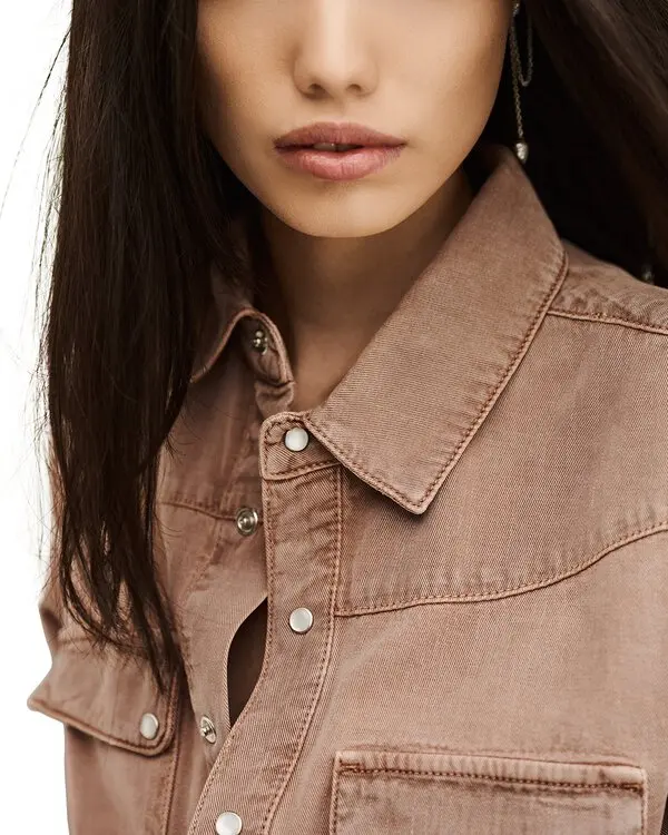 Ba&sh Jada Button Front Shirt