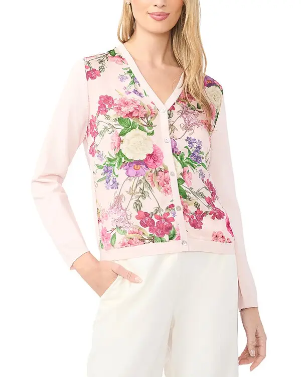 Ted Baker London Lisa Mixed Media Cardigan