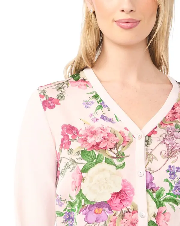Ted Baker London Lisa Mixed Media Cardigan