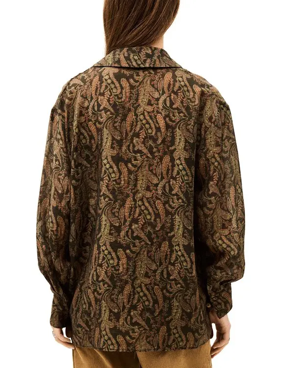 Ba&sh Printed Paisley Shirt