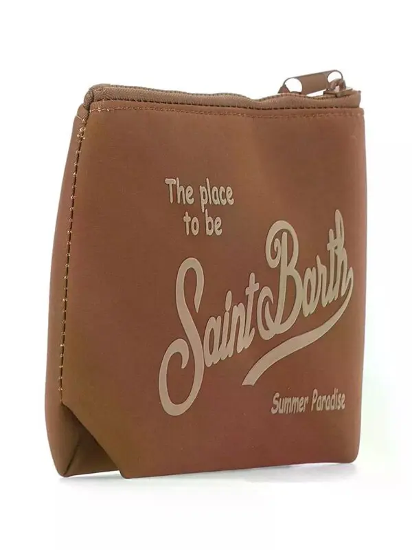 MC2 SAINT BARTH Aline Logo Print Clutch Bag