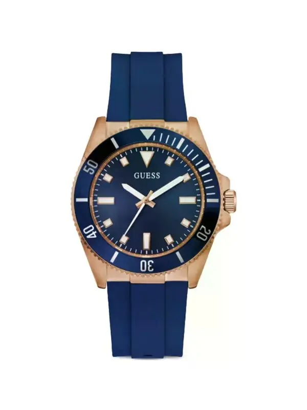 Guess Round 41mm Watch - Blue