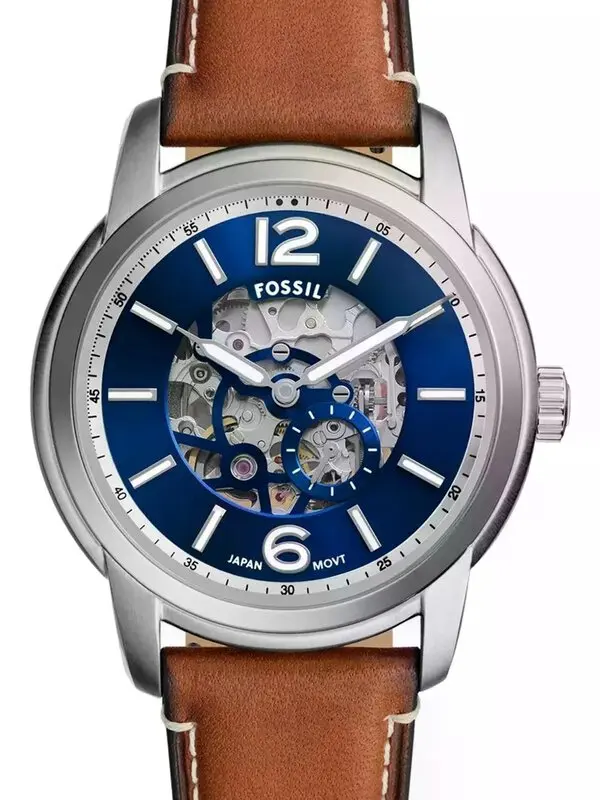 Fossil Heritage 43mm Automatic Watch - Blue