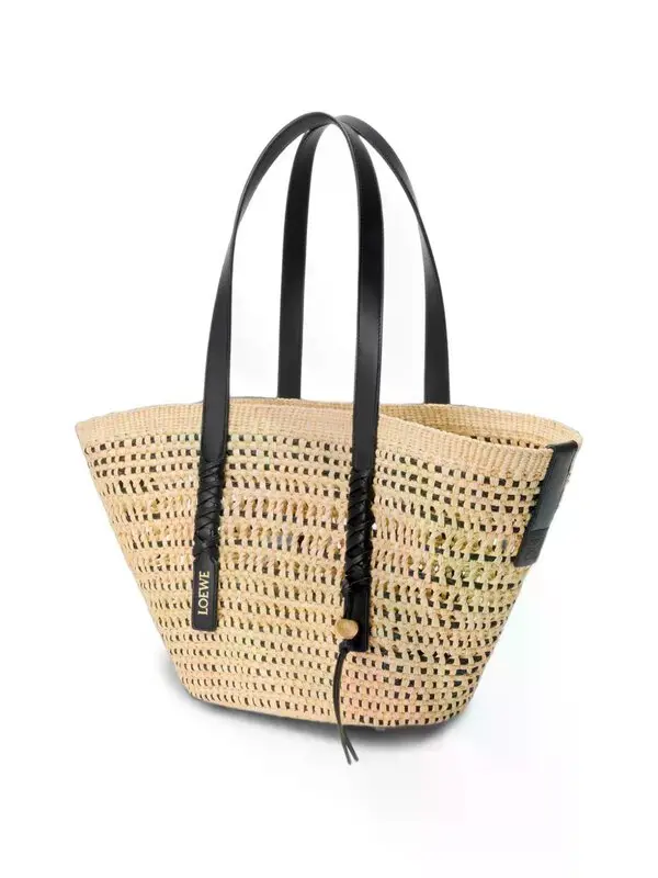 Loewe Braided Basket Shoulder Bag - Neutrals
