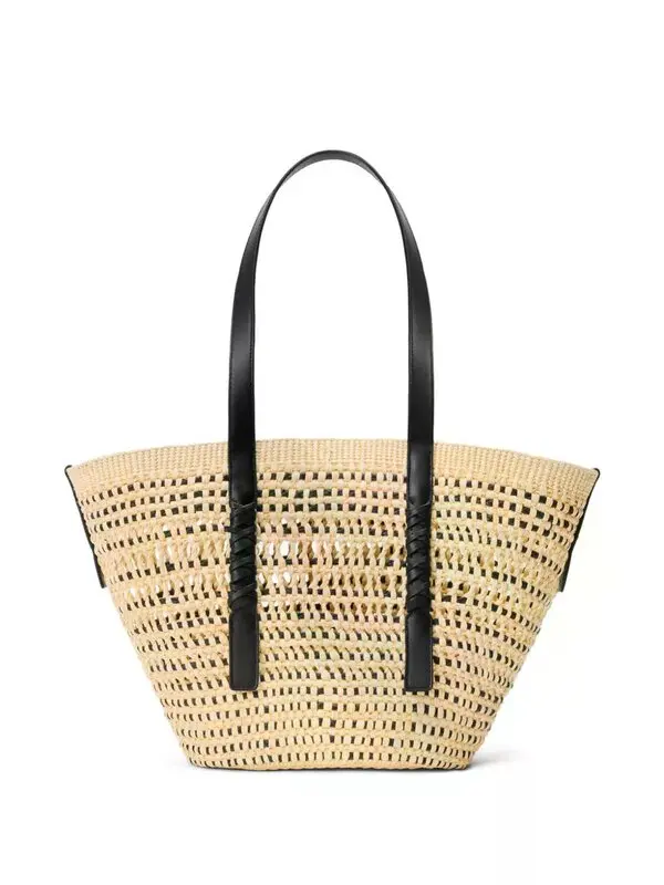 Loewe Braided Basket Shoulder Bag - Neutrals