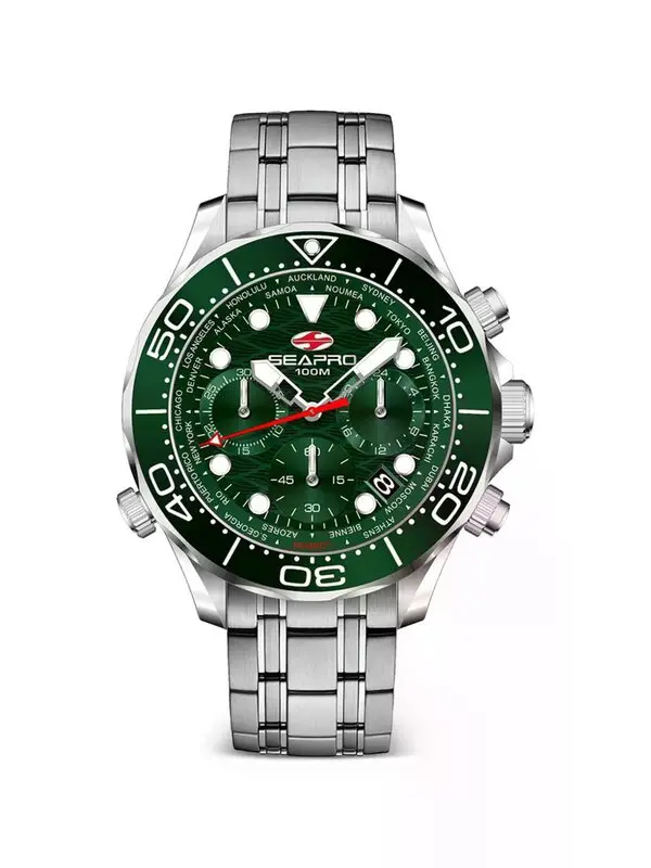 SEAPRO Mondial Timer Watch - Green