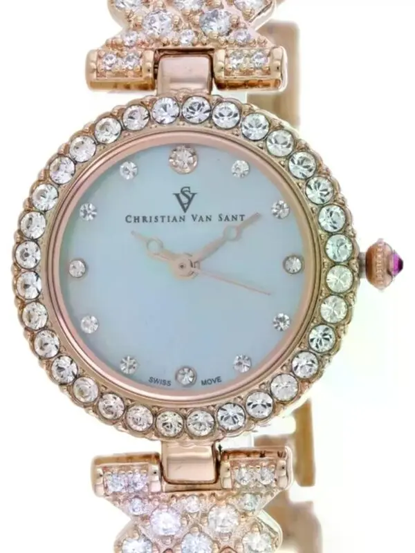 CHRISTIAN VAN SANT Romana 25mm Watch With Crystal Embellishments