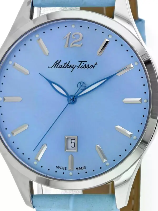 MATHEY TISSOT Urban Leather 42mm Watch