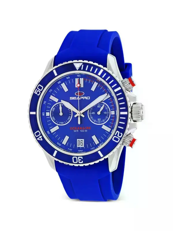 SEAPRO Thrash Oceanaire 45mm Chronograph Watch - Blue