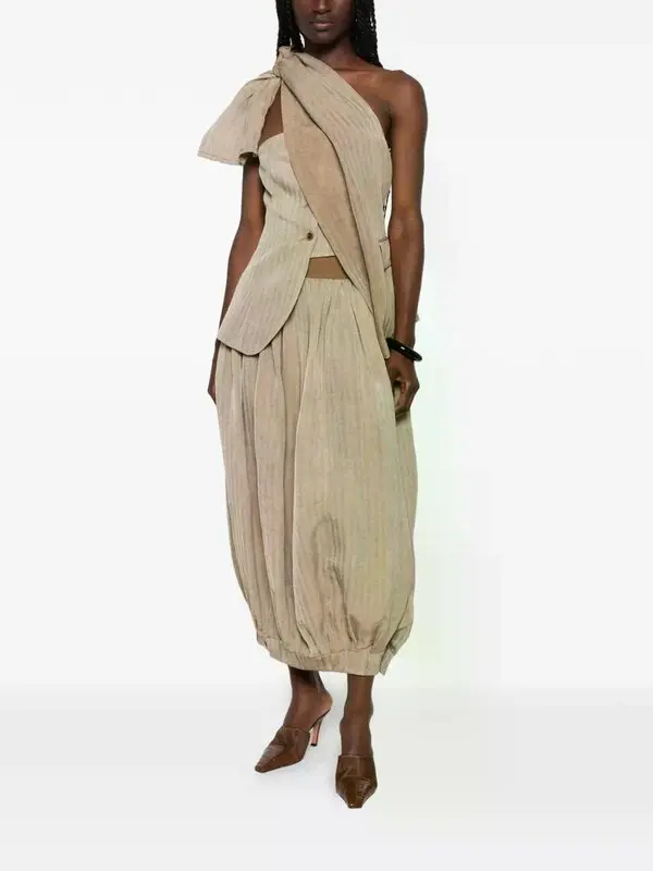 UMA WANG Gwen Balloon-hem Maxi Skirt